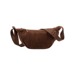 Prato SC06 zeitlose Crossbody Bag aus Breitcord Moonbag in mocha | Gr.: onesize