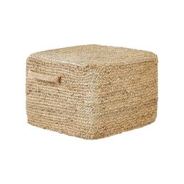 Beliani Pouf DHADAR in /Beige - (W) 45 x (H) 30 x (L) 45 cm | Gr.: onesize