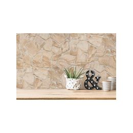 A.S. Cr&eacute;ation A.S. Cr&eacute;ation Tapete Mediterranean Stone Look in Beige | Gr.: onesize