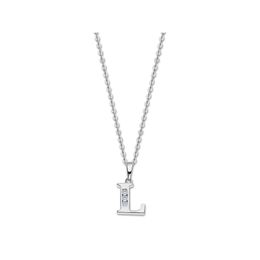 LOTUS SILVER Anh&auml;nger Silber 925 Sterling Silber Buchstabe L Halsketten | Gr.: onesize