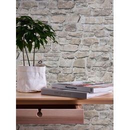 A.S. Cr&eacute;ation A.S. Cr&eacute;ation Tapete Authentic Stone in Grau | Gr.: onesize