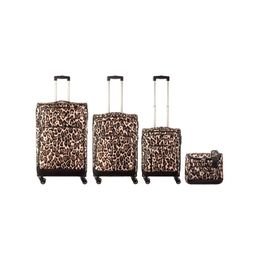 Franky Kofferset 55+69+79 cm + Beautycase in leopard | Gr.: onesize