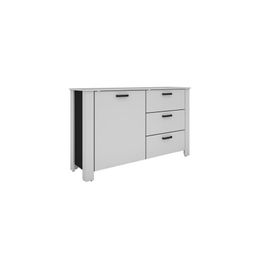 ByLiving Sideboard FARO in wei&szlig; - B 140, H 84, T 40 cm | Gr.: onesize