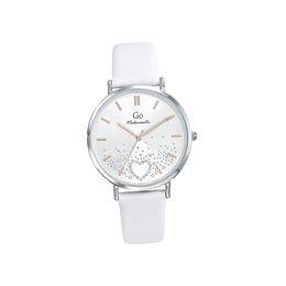 Armbanduhr-Analog wei&szlig; mittel (ca. 36mm) Girl Only Mademoiselle | Gr.: onesize