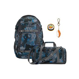Coocazoo Schulrucksack-Set MATE Blue Craft Sushi Love in Grau | Gr.: onesize