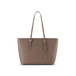 Lazarotti Bologna Leather Shopper Tasche Leder 35 cm in taupe | Gr.: onesize