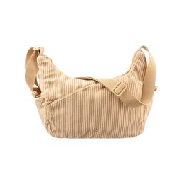 Prato SC10 zeitlose zeitlose Umh&auml;ngetasche aus Breitcord in light beige | Gr.: onesize