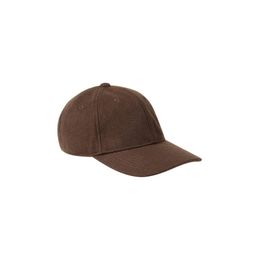 Camel Active 6-Panel Cap aus Wollmix in Dunkelbraun | Gr.: onesize