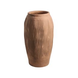 Beliani Blumenvase TRIKALA in Braun - (W) 28 x (H) 50 x (L) 28 cm | Gr.: onesize