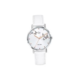 Armbanduhr-Analog wei&szlig; mittel (ca. 34mm) Girl Only GO | Gr.: onesize