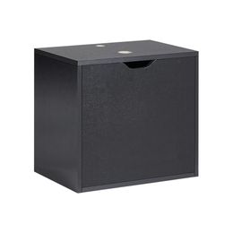 Beliani Waschbeckenunterschrank SUZANO in Schwarz - (W) 45 x (H) 40 x (L) 30 cm | Gr.: onesize