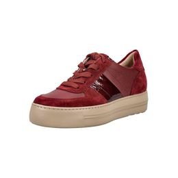 Paul Green Sneaker in Rot Lack | Gr.: 40,5
