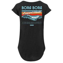 F4NT4STIC Long Cut T Shirt Bora Bora Leewards Island in schwarz | Gr.: XL