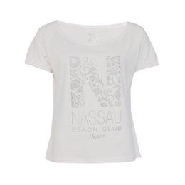 Nassau Beach T-Shirt NB22004 in white | Gr.: S