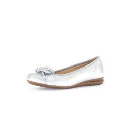 Gabor Sportliche Ballerinas in silber | Gr.: 37,5