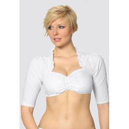 Stockerpoint Dirndlbluse Clara in weiss | Gr.: 34