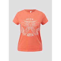 QS T-Shirt in 23D0_orange | Gr.: XL
