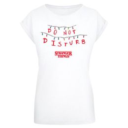 F4NT4STIC T-Shirt Stranger Things Do Not Disturb in wei&szlig; | Gr.: M