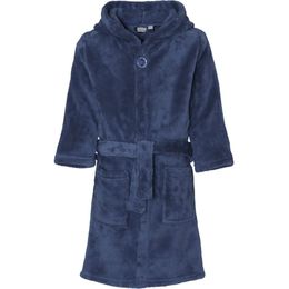Playshoes Bademantel "Fleece-Bademantel uni" in Blau | Gr.: 86/92