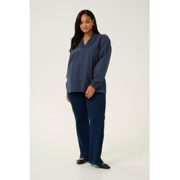 Kaffe Langarm-Bluse KAmaia Regular fit in Midnight Marine | Gr.: 44