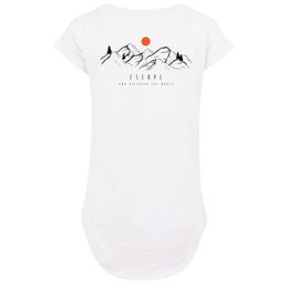 F4NT4STIC Long Cut T-Shirt Discover the world in wei&szlig; | Gr.: S