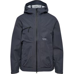 Hummel Rei&szlig;verschluss Jacke Hmlwaterproof Lebensstil Erwachsene in EBONY | Gr.: XL