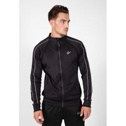 Gorilla Wear Trainingsjacke - Wenden - Schwarz | Gr.: 4XL