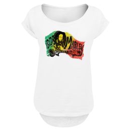 F4NT4STIC Long Cut T-Shirt Bob Marley Chords Reggae Music by Rock Off in wei&szlig; | Gr.: S