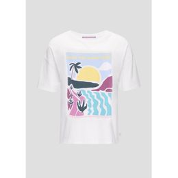 QS T-Shirt in 01D0_wei&szlig; | Gr.: XL