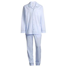 Seidensticker Long Pajamas 'Web' male Blue size M
