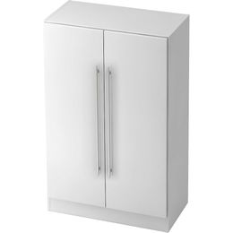 Aktenschrank, H&ouml;he 1270 mm, 2 Fachb&ouml;den, wei&szlig; kaiserkraft