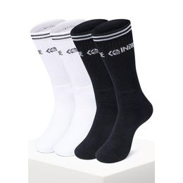 INDICODE Jeans Socks 'Faltman' male Black, White size 43-46