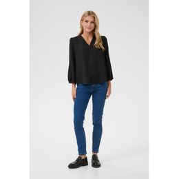 Kaffe Langarm-Bluse KAellen Regular fit in Black Deep CC | Gr.: 38