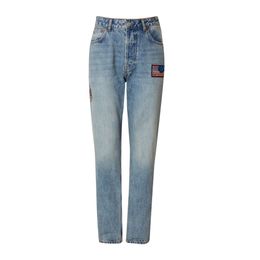 Luka Sabbat For ABOUT YOU Jeans 'Ramon' Damen Gr&ouml;&szlig;e 29 blau / rot / schwarz / offwhite