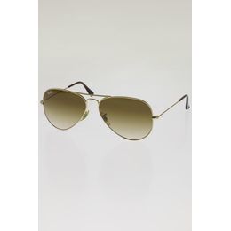 Ray-Ban Sonnenbrille Damen Gr&ouml;&szlig;e One Size Second Hand gold