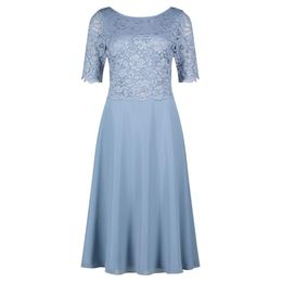 Vera Mont Cocktailkleid mit Spitze in Light Steel Blue | Gr.: 44