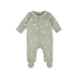 Sigikid Overall mit F&uuml;&szlig;chen und Klappb&uuml;ndchen an den &Auml;rmeln Classic Baby in gr&uuml;n | Gr.: 56