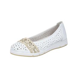 Rieker Ballerina in wei&szlig; | Gr.: 41