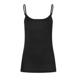 More & More More & More schmales Basic-Top, Spaghettitr&auml;ger in black | Gr.: 38