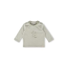 Sigikid Langarmshirt Classic Baby in grün gestreift | Gr.: 62