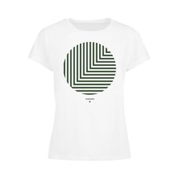 F4NT4STIC Ladies Box T-Shirt Geometrics in wei&szlig; | Gr.: S