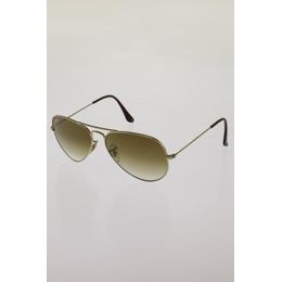 Ray-Ban Sonnenbrille Damen Gr&ouml;&szlig;e One Size Second Hand gold