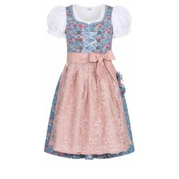 N&uuml;bler N&uuml;bler Kinderdirndl 3-teilig Jule in Blau | Gr.: 158