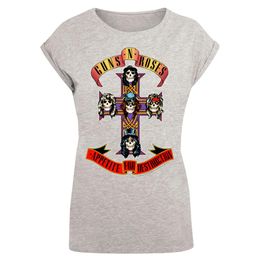 F4NT4STIC T-Shirt Guns 'n' Roses Band Appetite For Destruction in grau meliert | Gr.: XL