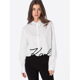 K by KARL LAGERFELD Karl Lagerfeld Bluse Damen Gr&ouml;&szlig;e S schwarz / wei&szlig;