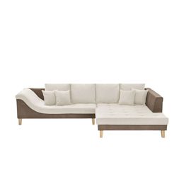 Smart Ecksofa Wilma braun Maße (cm): B: 302 H: 82 T: 202.0 » Höffner