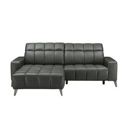 U.N.O uno Ecksofa mit Relaxfunktion Luzern ¦ grau ¦ Maße (cm): B: 256 H: 83 T: 179.0 » Höffner