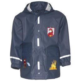 Playshoes Regen-Mantel Feuerwehr in Marine | Gr.: 128