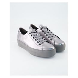 Paul Green Sneaker in Grau Metallic | Gr.: 37,5