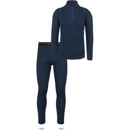 Normani Outdoor Sports Herren Merino Langarmshirt und Hose Canberra/Sydney in Navy | Gr.: 5XL